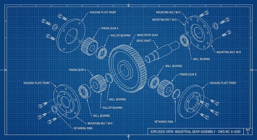 Exploded View Generator - AI Tool, No CAD
